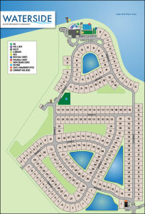 Community Map of Waterside MHC | 55+ MHC Avon Park, FL